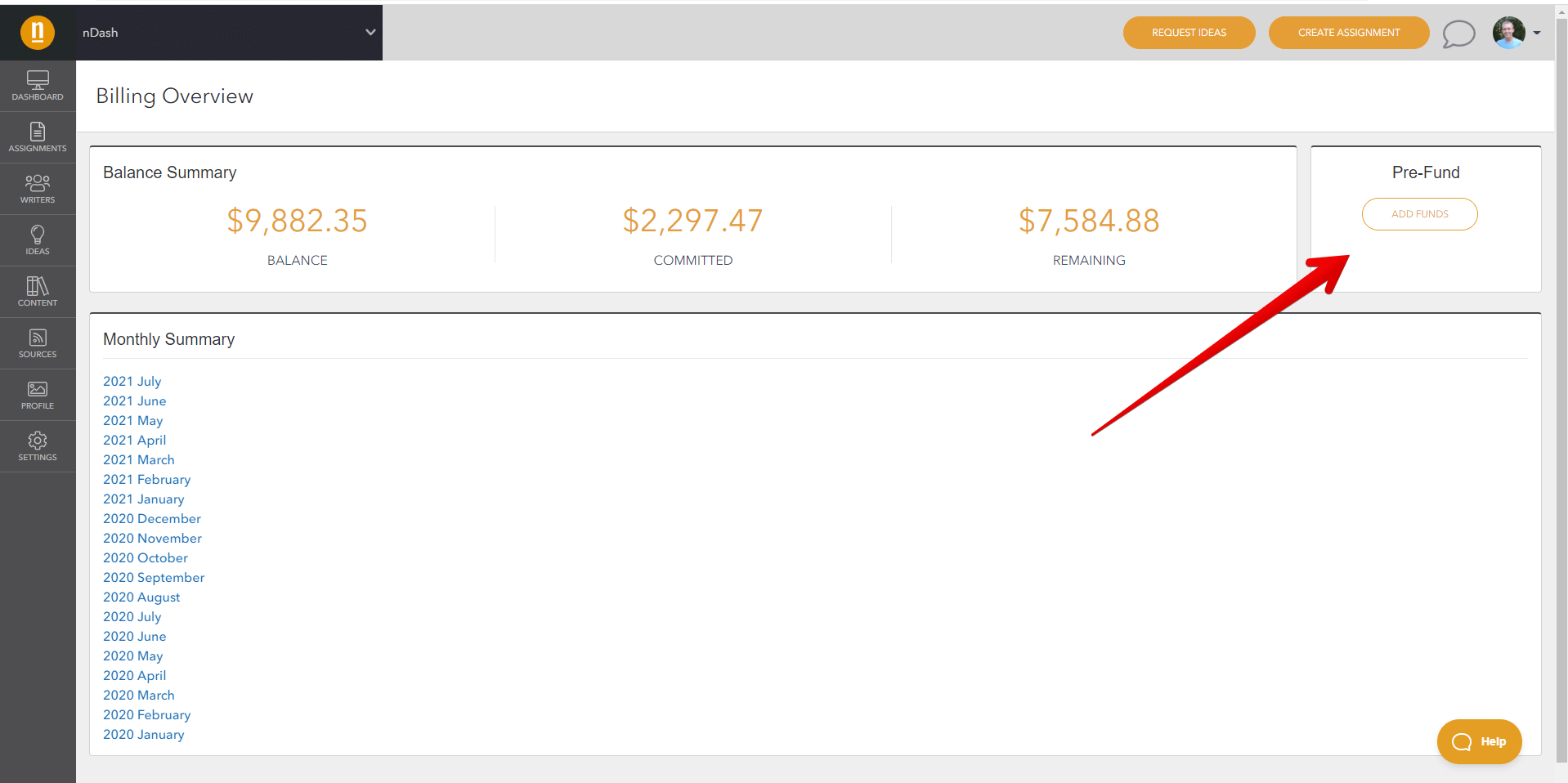 What's New? Pre-Funded Accounts & Redesigns - nDash.com