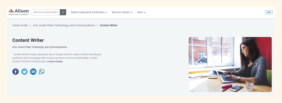 Top 6 Free Content Writing Courses - nDash.com